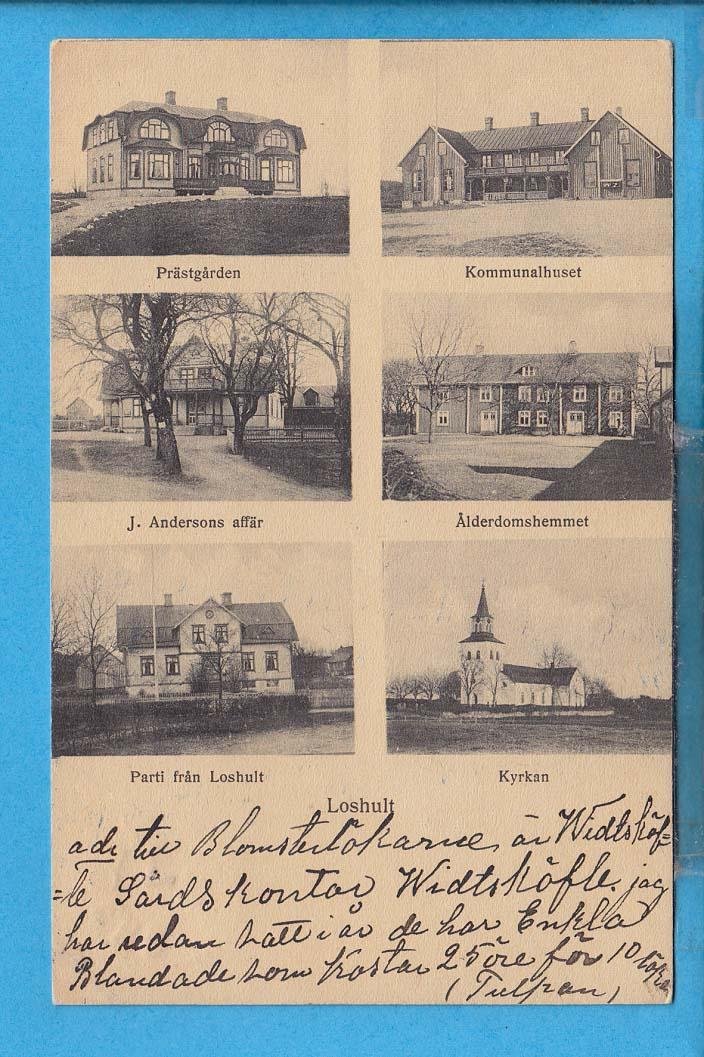 LOSHULT. 6-bildskort med olika .. | Köp från novastamps på Tradera ...