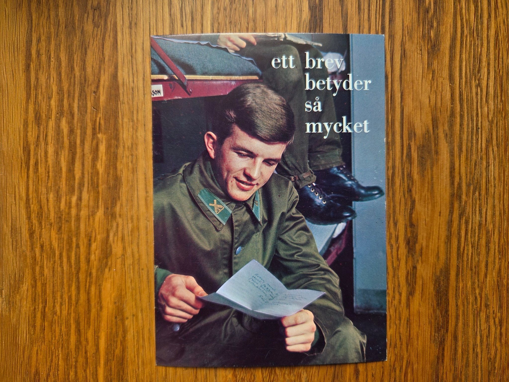 Se produkter som liknar Vykort Militär, Ett brev bety.. på Tradera ...