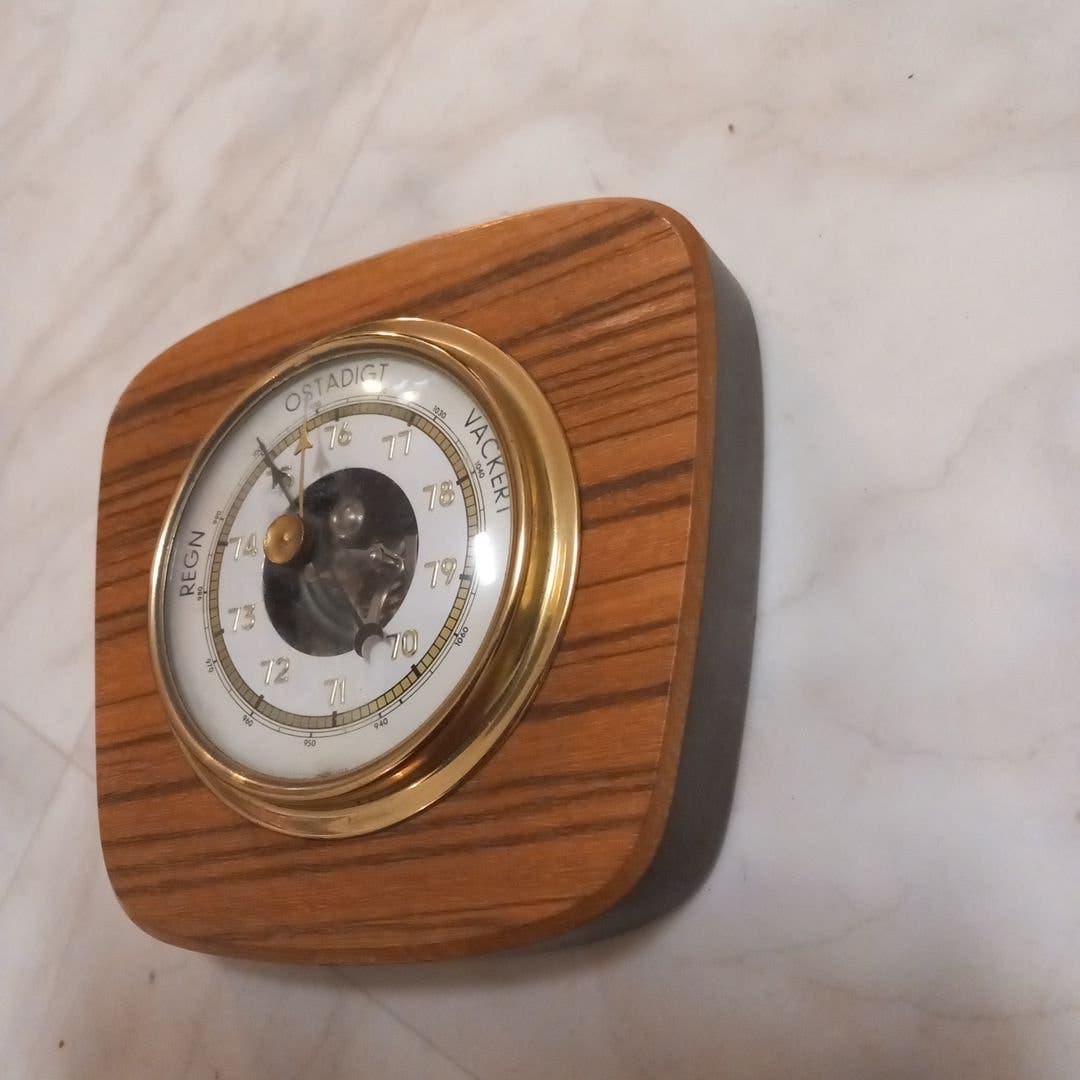 Antik barometer, retro barometer | Köp på Tradera (704321826)