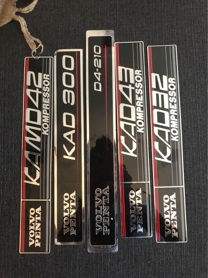 Volvo Penta Dekaler KAD300, KAD43, KAD32 mm. se bilden. Säljes i 2 pack/st