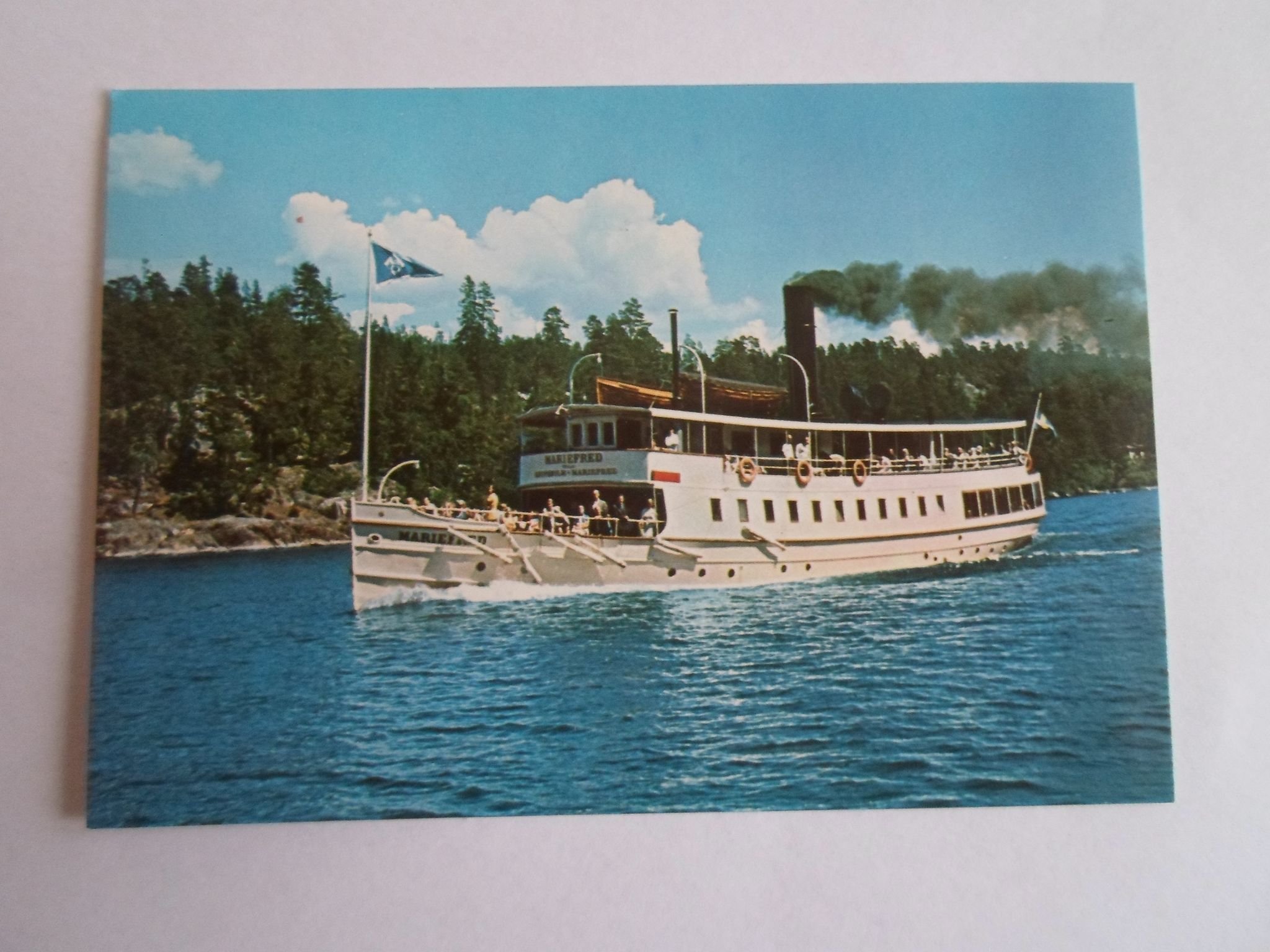 Ångfartyg ss Mariefred Trevligt kort | Köp på Tradera (661213871)