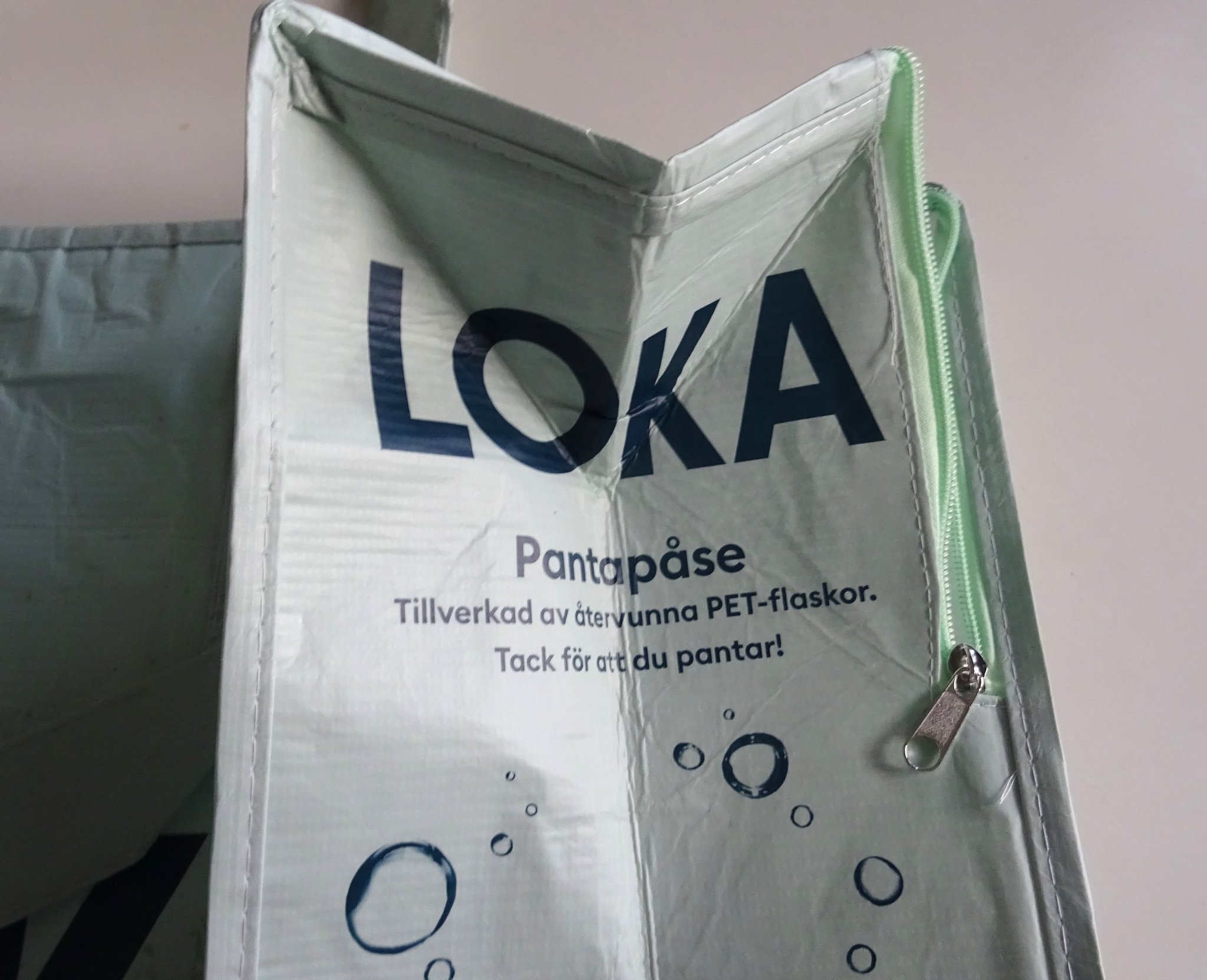 Ny Pantapåse, reklam Loka, kasse för pantflaskor | Köp på Tradera ...