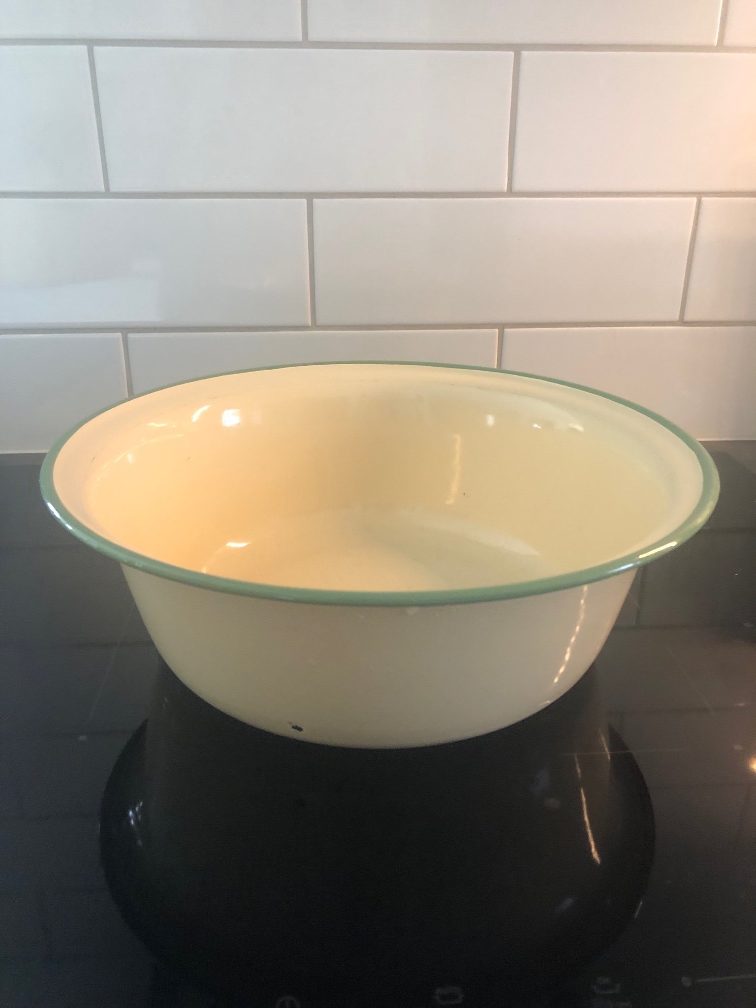 Kockum Emajl Skål handfat balja Kockums K.E.R S.. | Köp på Tradera ...