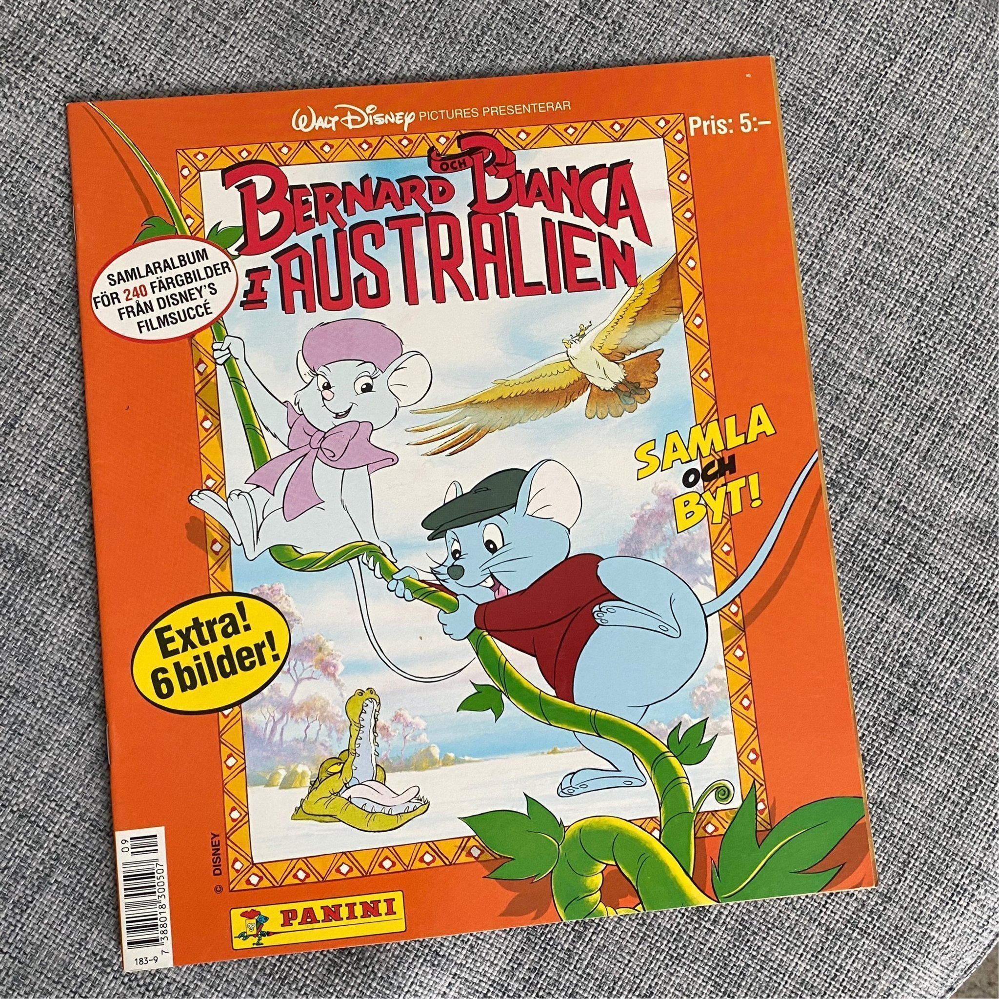 Bernard och Bianca, samlaralbum Panini, inkl 6 .. | Köp på Tradera ...