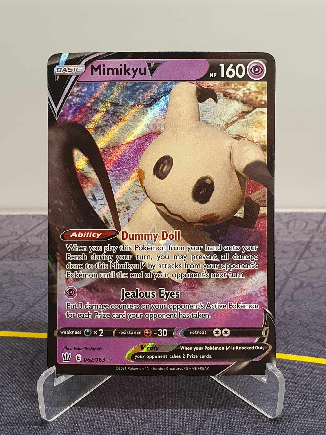 MIMIKYU V 062/163 - Ultra Rare - Battle Styles .. | Köp på Tradera ...