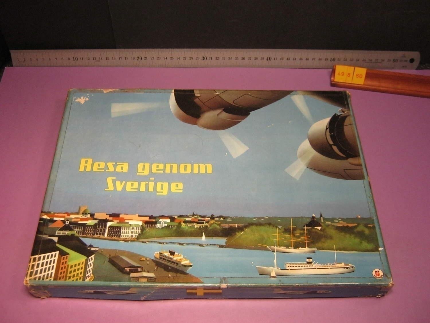 En resa genom Sverige, gammalt spel från Schmid.. | Köp på Tradera ...