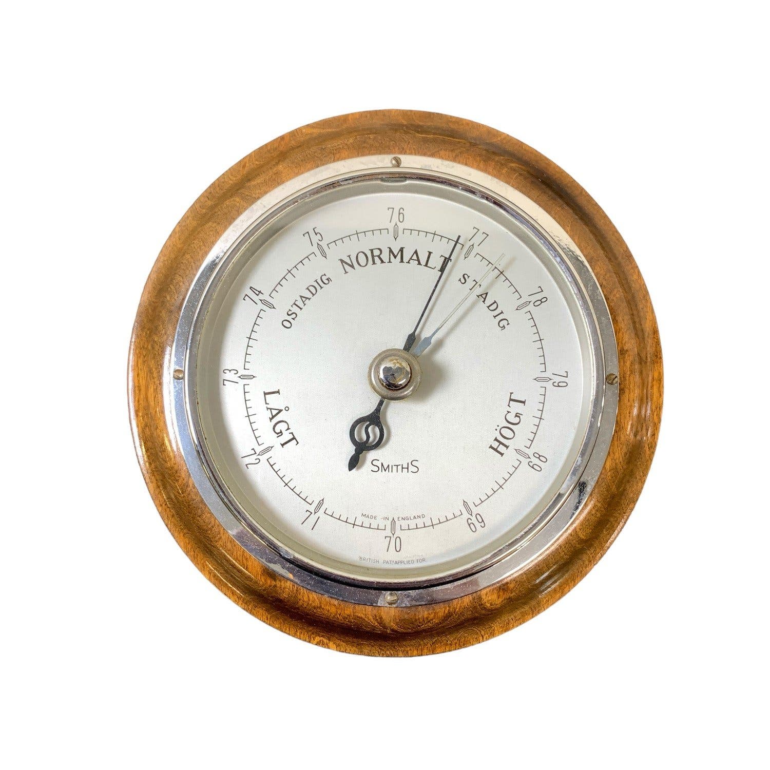 Smiths Barometer Vintage Retro Design | Köp från Footly på Tradera ...