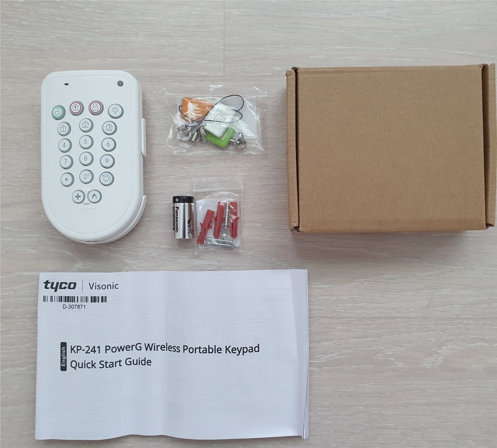 Se produkter som liknar VISONIC PowerG Portable Keypad på Tradera ...
