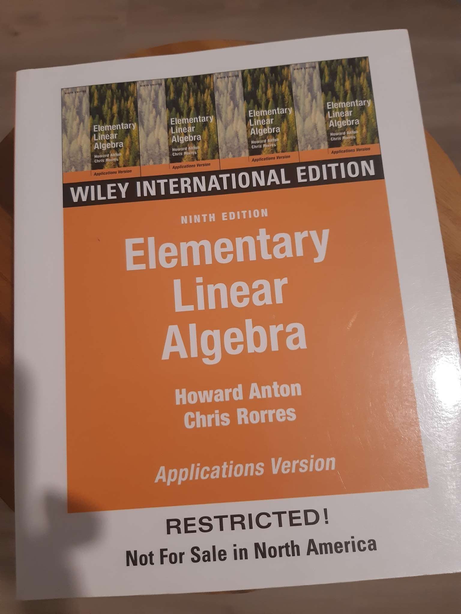 Elementary Linear Algebra 9th Edition av Howard.. | Köp på Tradera ...