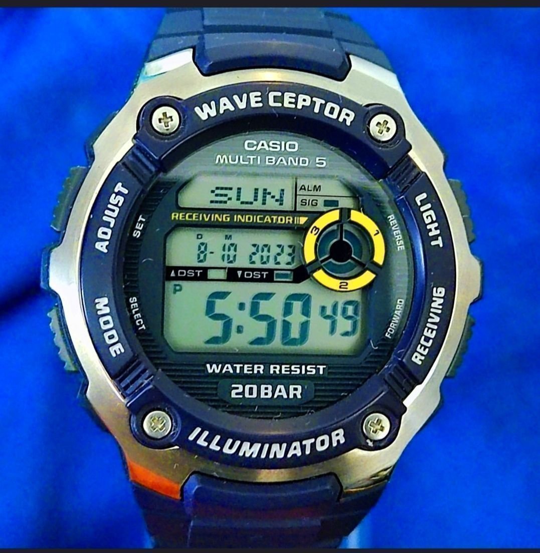 JDM casio wave ceptor multi band 5 big and toug.. | Köp på Tradera ...