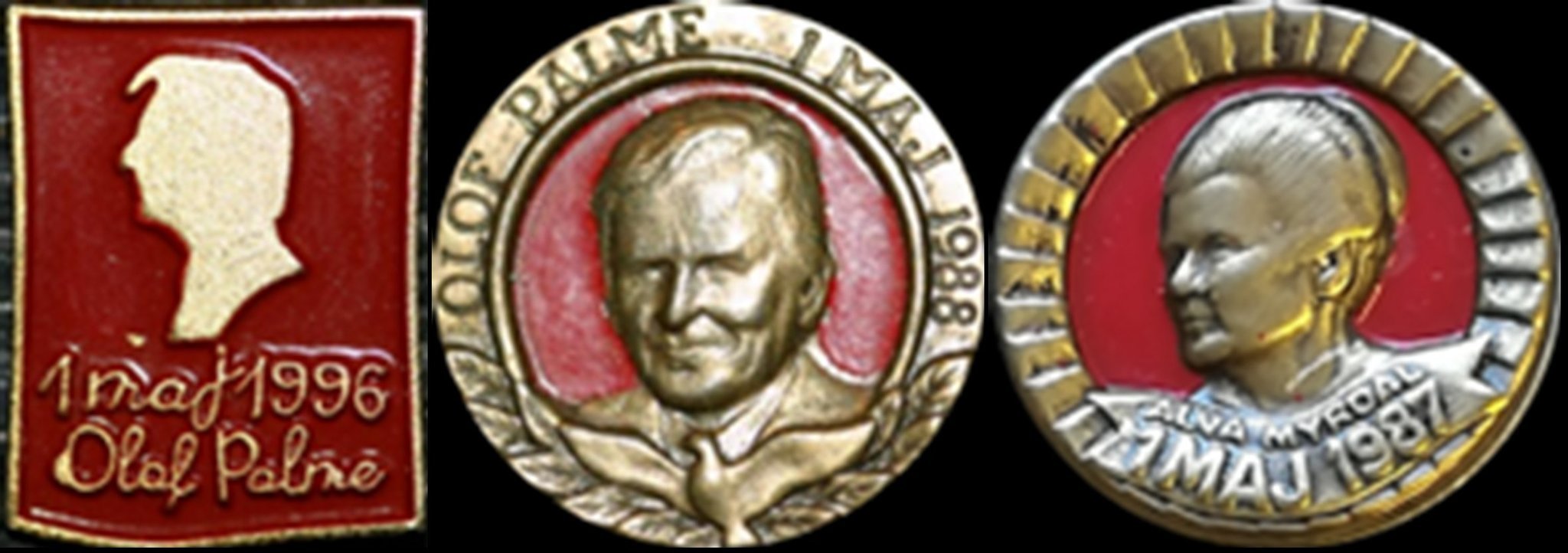 Olof Palme, Olof Palme och Alva Myrdal. | Köp på Tradera (710853380)