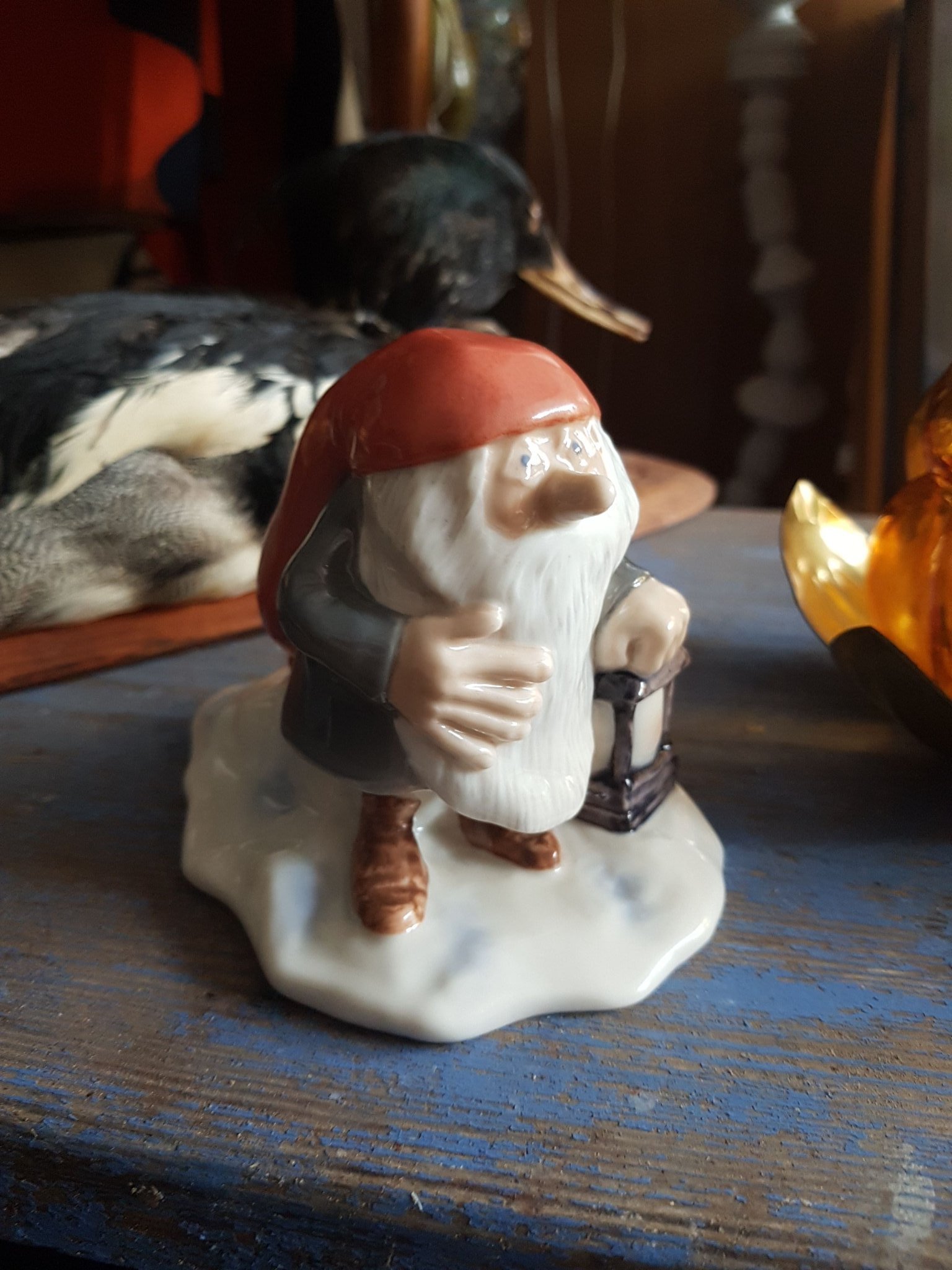 Harald Wiberg Tomten Royal Copenhagen vacker figurin Tomte | Barnebys