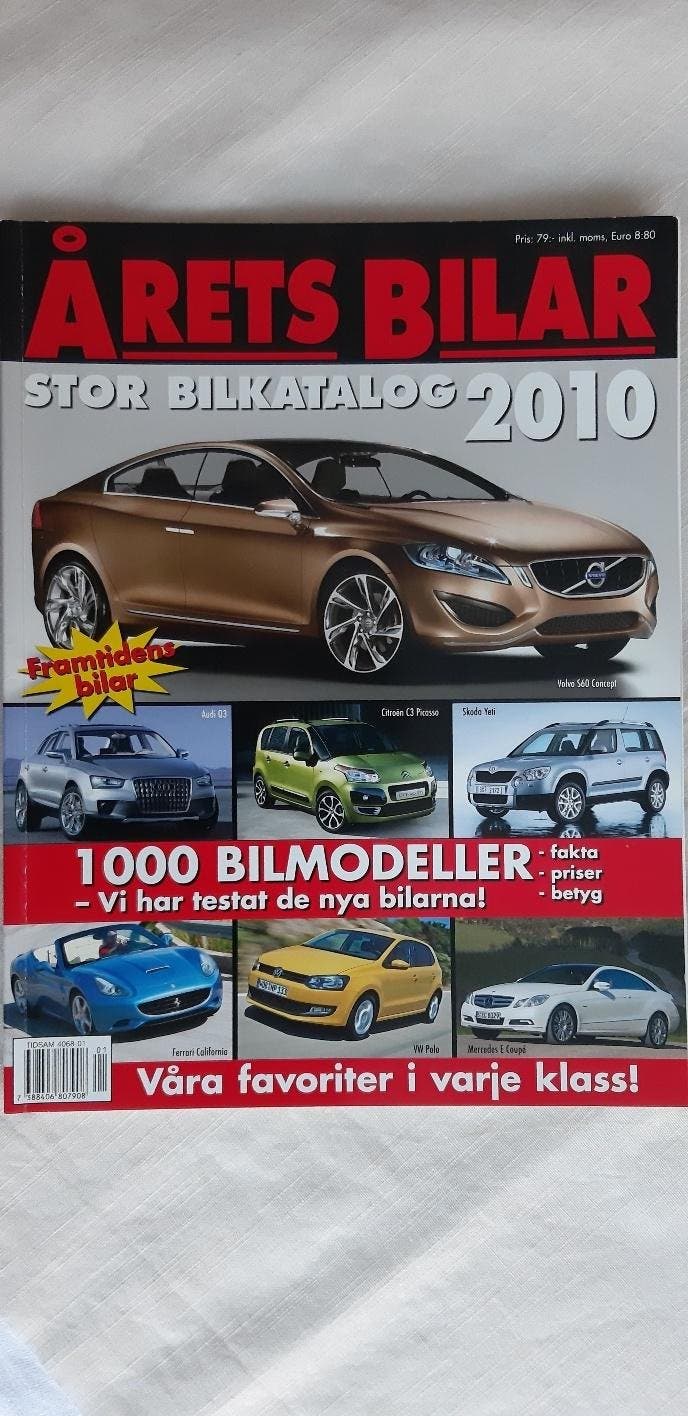 Årets bilar 2010 - bilkatalog typ "Alla bilar" | Köp på Tradera (575112996)