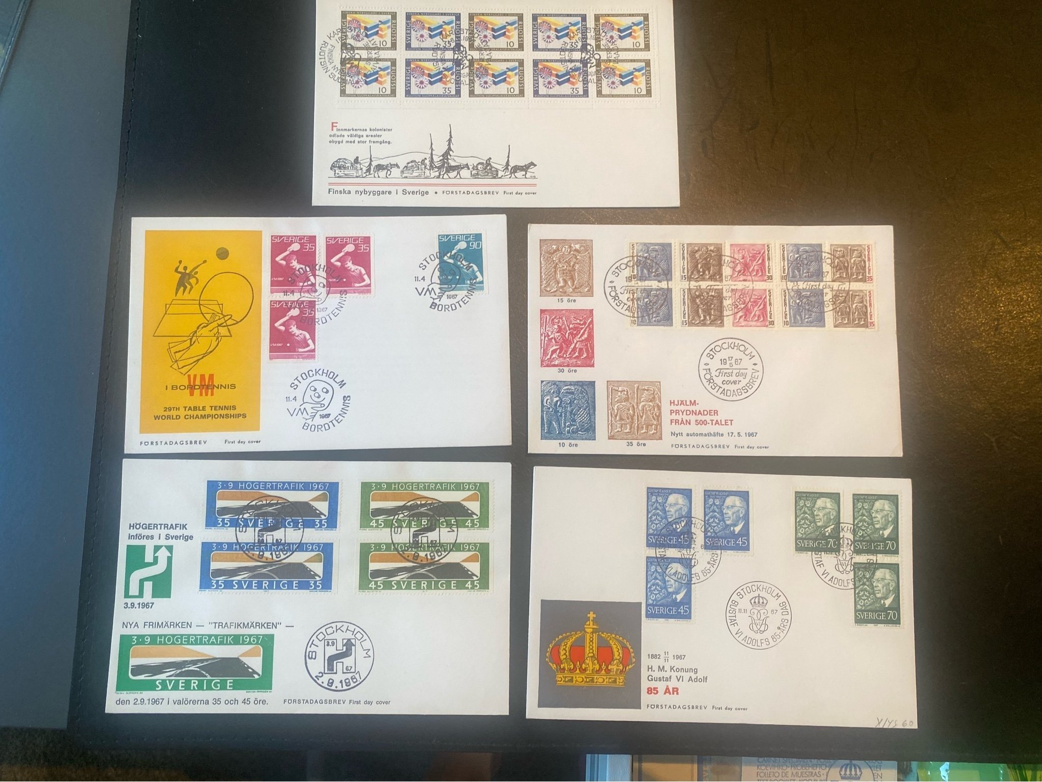 Se produkter som liknar FDC 1967 Vinjett 5 olika på Tradera (635764526)