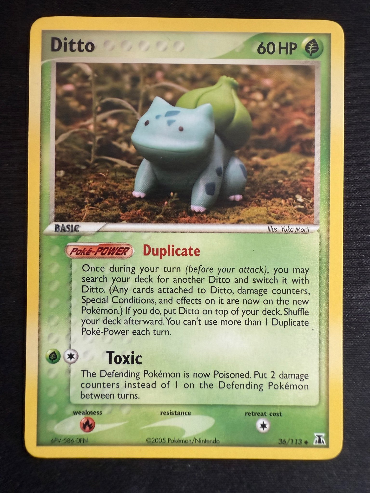 Ditto (Bulbasaur) #36 Pokemon Delta Species - P.. | Köp på Tradera ...