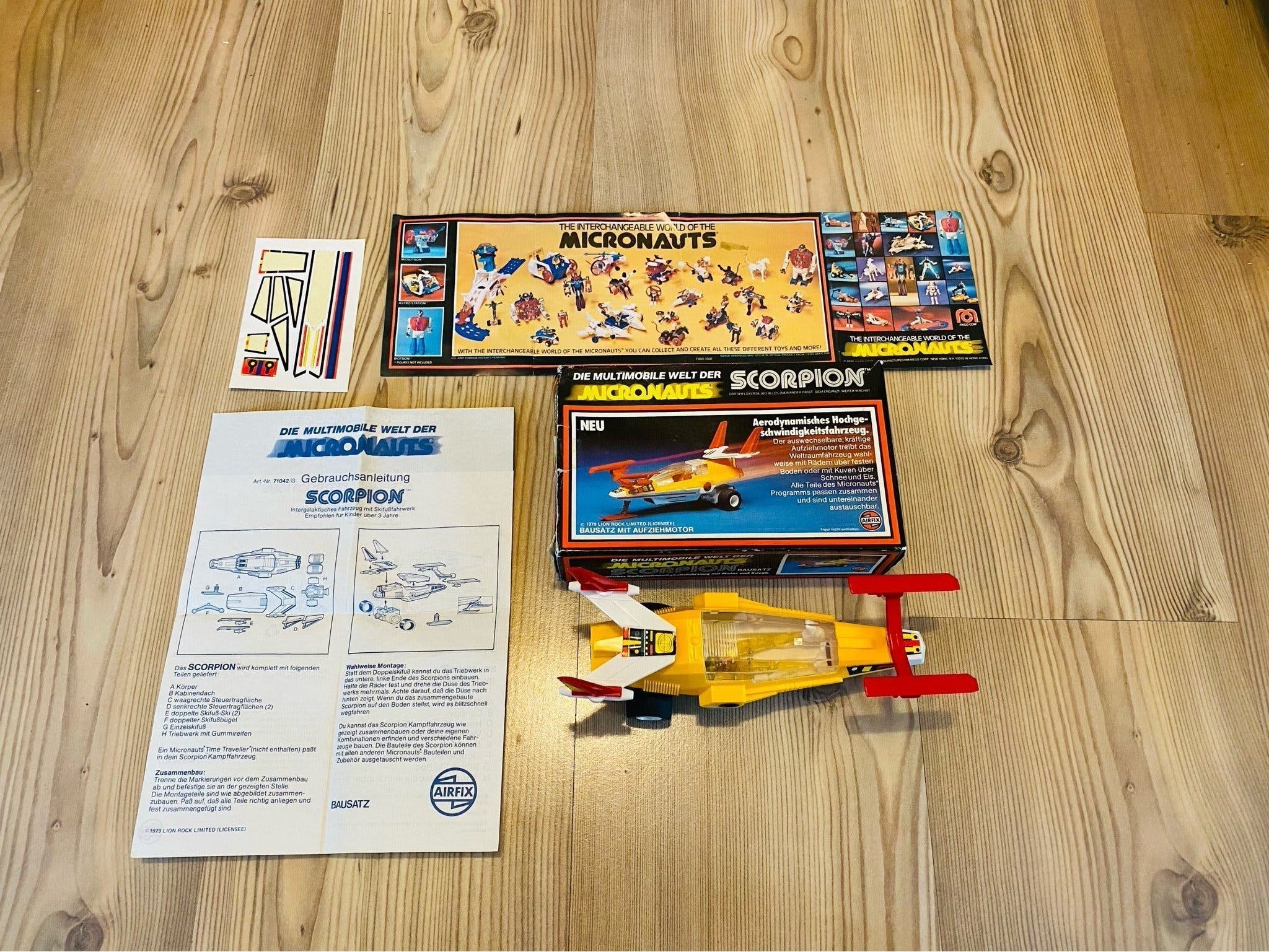 Micronauts Scorpion Bausatz - 1979 | Köp på Tradera (656106550)