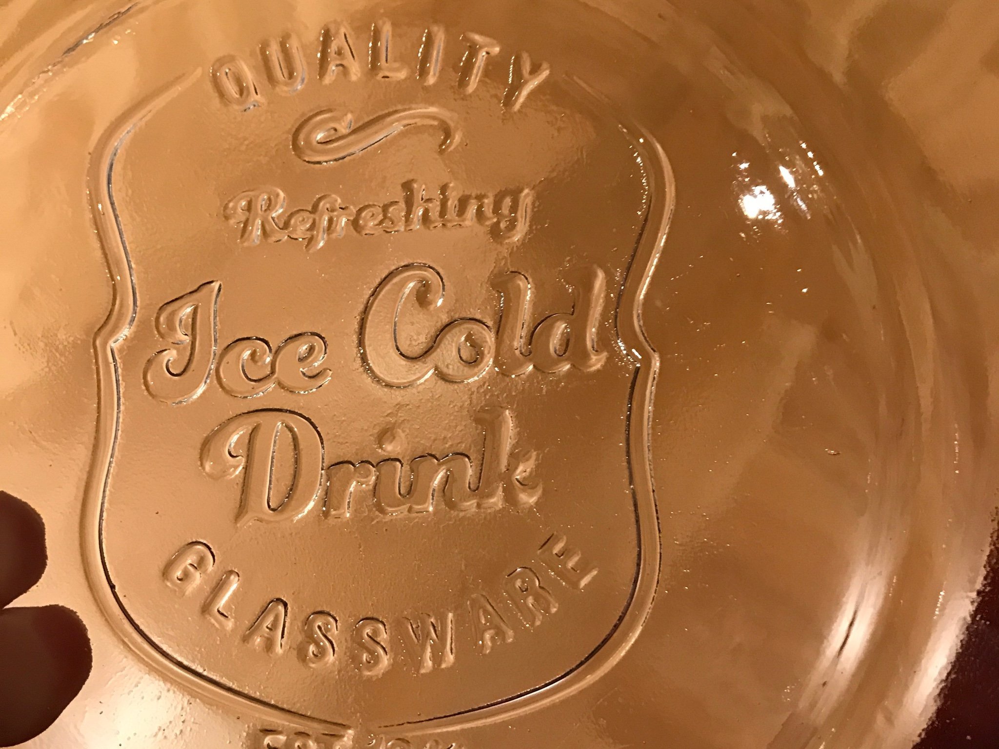 3 Tal3 Tallrikar Glas Refreshing Ice Cold Drink 410735244 ᐈ Köp På Tradera