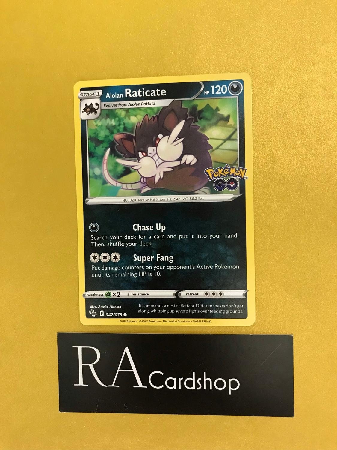 Alolan Raticate Common 042/078 .. | Köp från RaCardShop på Tradera ...