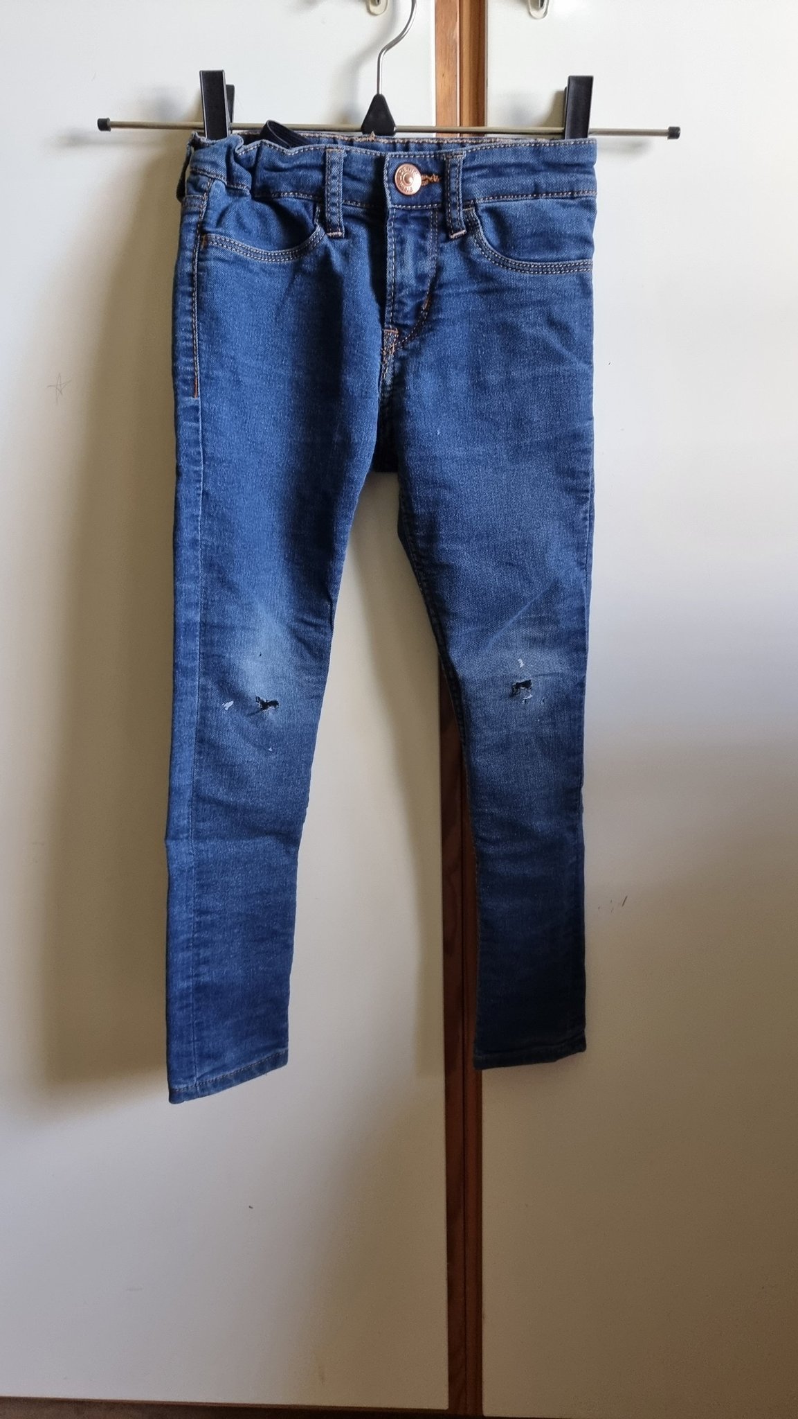 H&M blåa jeans, storlek 104 | Köp på Tradera (703214377)