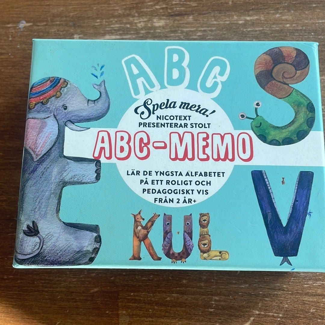 ABC-Memo spel | Köp på Tradera (697771200)
