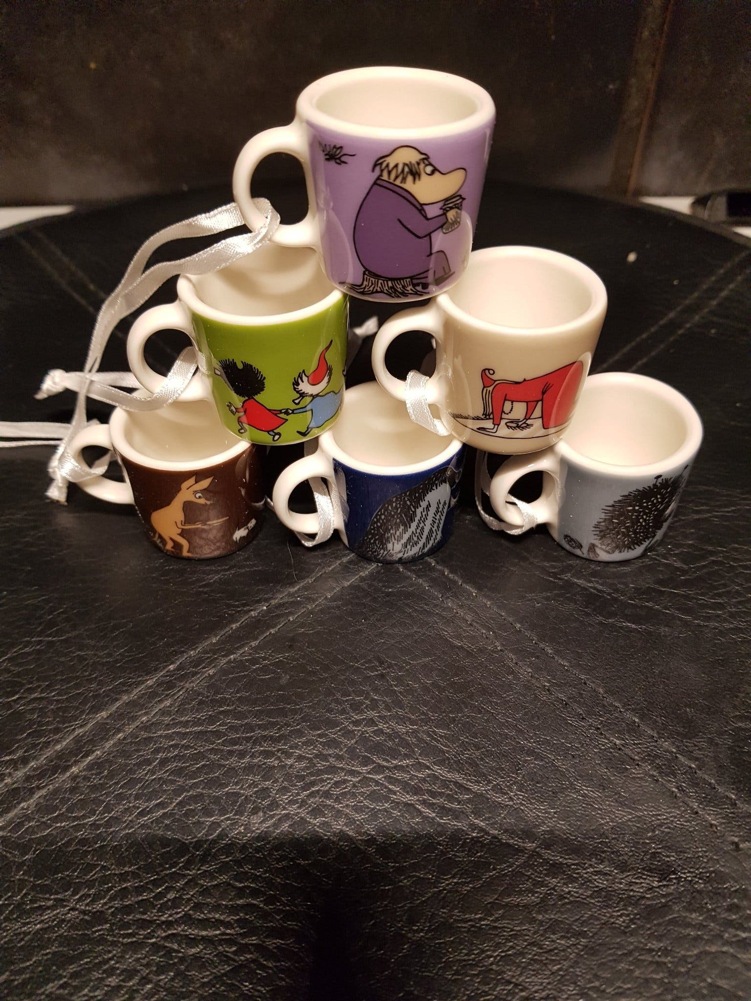 Arabia Mumin Mini Muggar 6 st | Köp på Tradera (705387785)