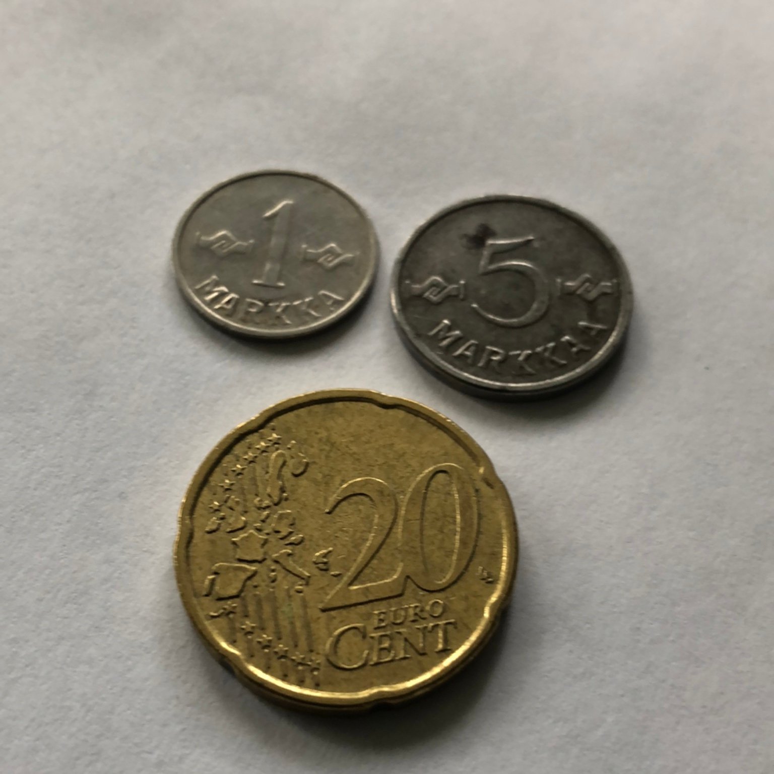 Se produkter som liknar Finland - 1 Markka 1955, 5 Ma.. på Tradera ...