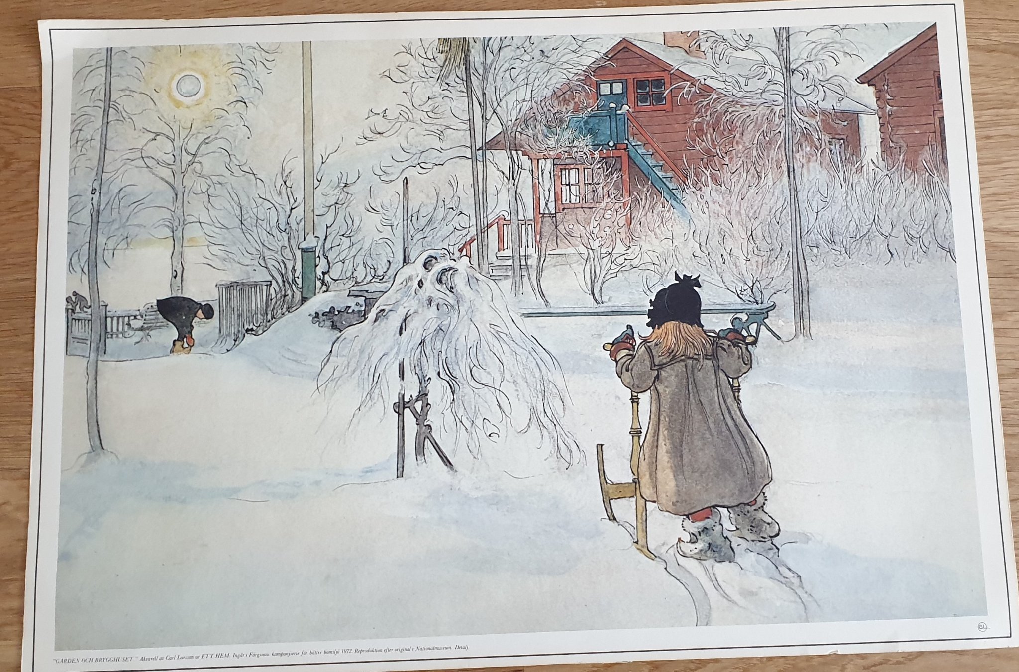 Akvarell reproduktion av Carl Larsson.GARDEN OC.. (409074288) ᐈ Köp på ... Akvarell reproduktion av Carl Larsson.GARDEN OC.. (409074288) ᐈ Köp på ...