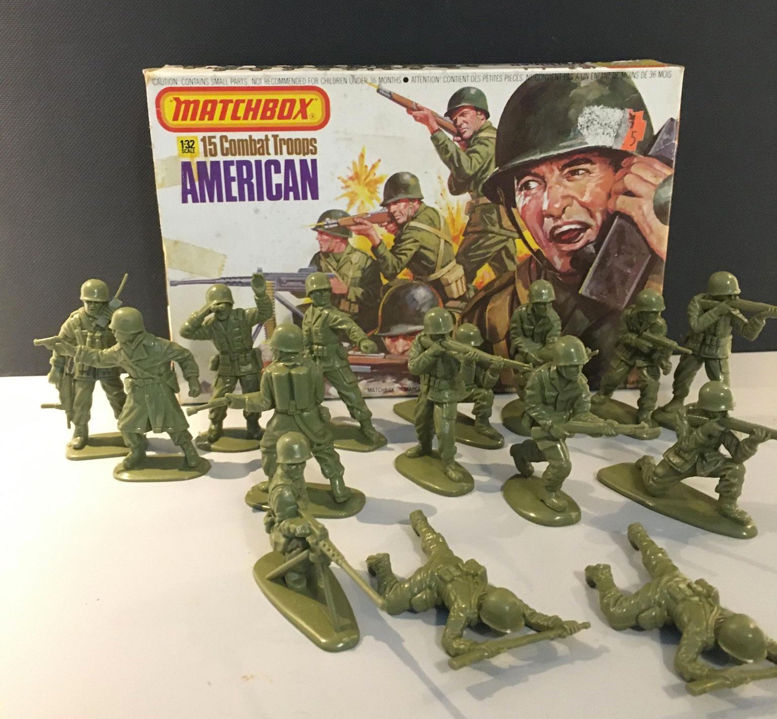 Matchbox American Combat troops, plastsoldater .. (416042961) ᐈ Köp på ...