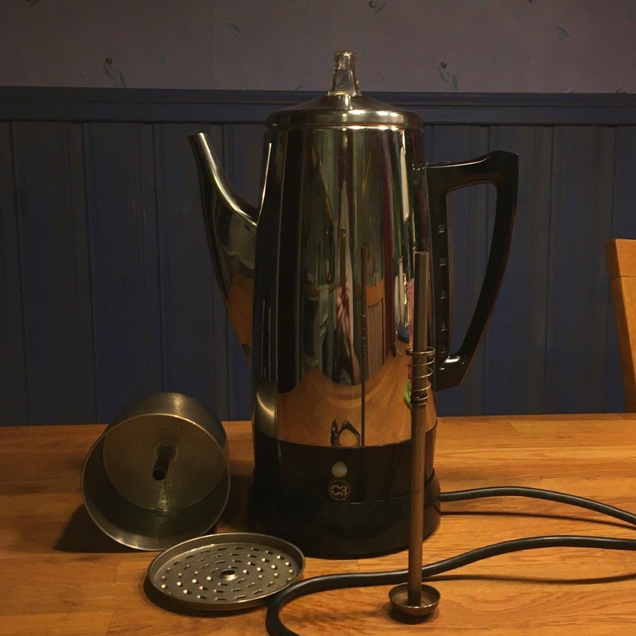 Perkulator kaffebryggare 12 koppar | Köp på Tradera (574906424)