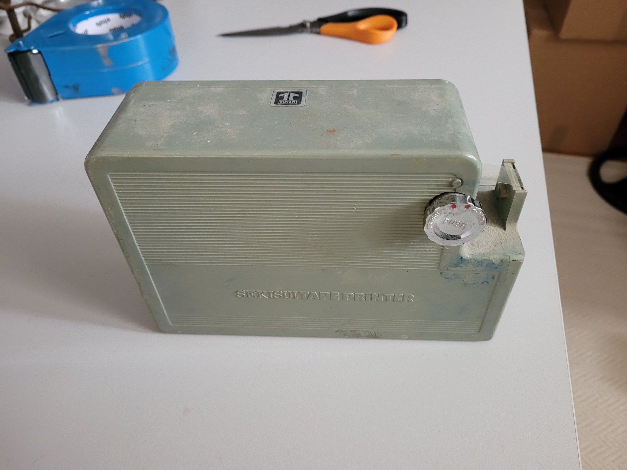 Vintage tejp dispenser , industridis.. | Köp från B-A-V på Tradera ...