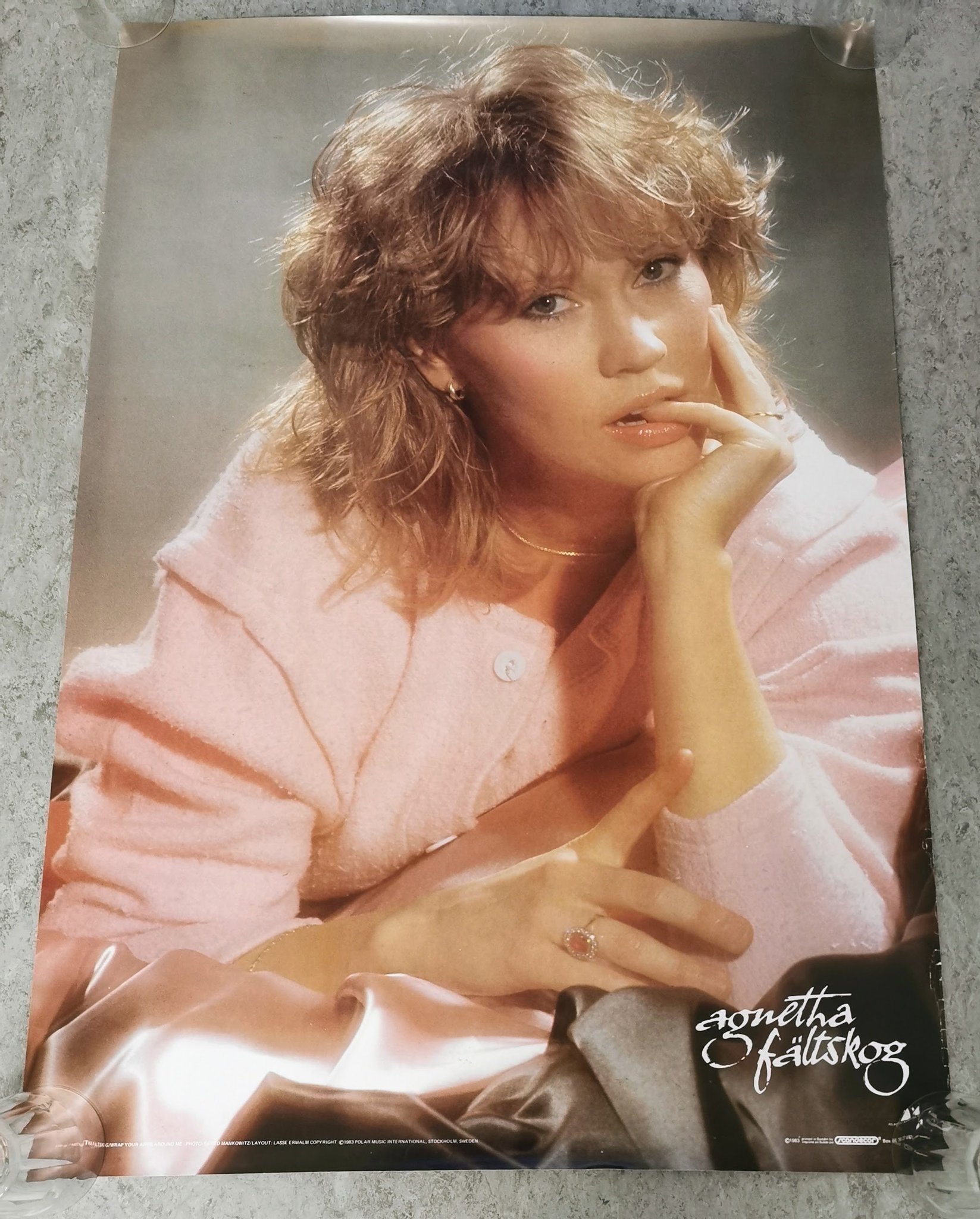 Agnetha Fältskog / ABBA - Poster / affisch (198.. | Köp på Tradera ...