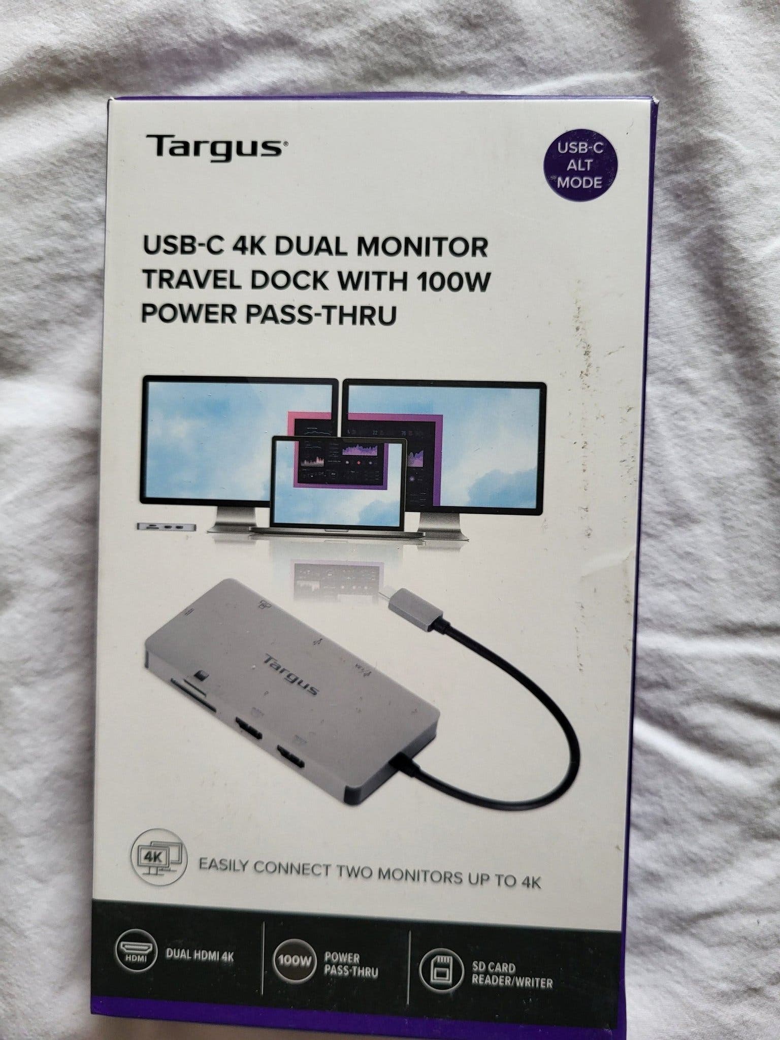 Targus USB-C 4K Dual Monitor Travel Dock med 10.. | Köp på Tradera ...