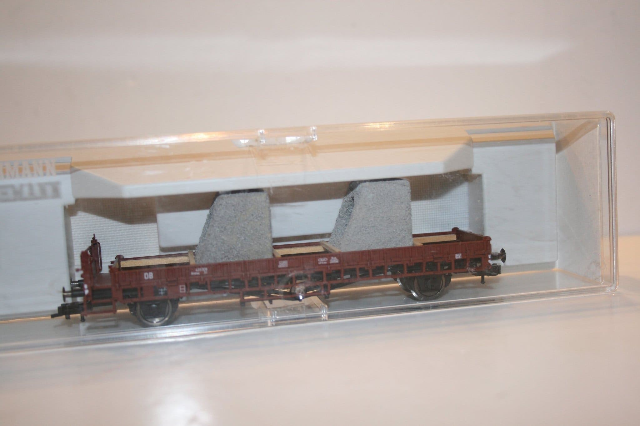 Fleischmann 81 5257 K Godsvagn DB med betongfun.. | Köp på Tradera ...