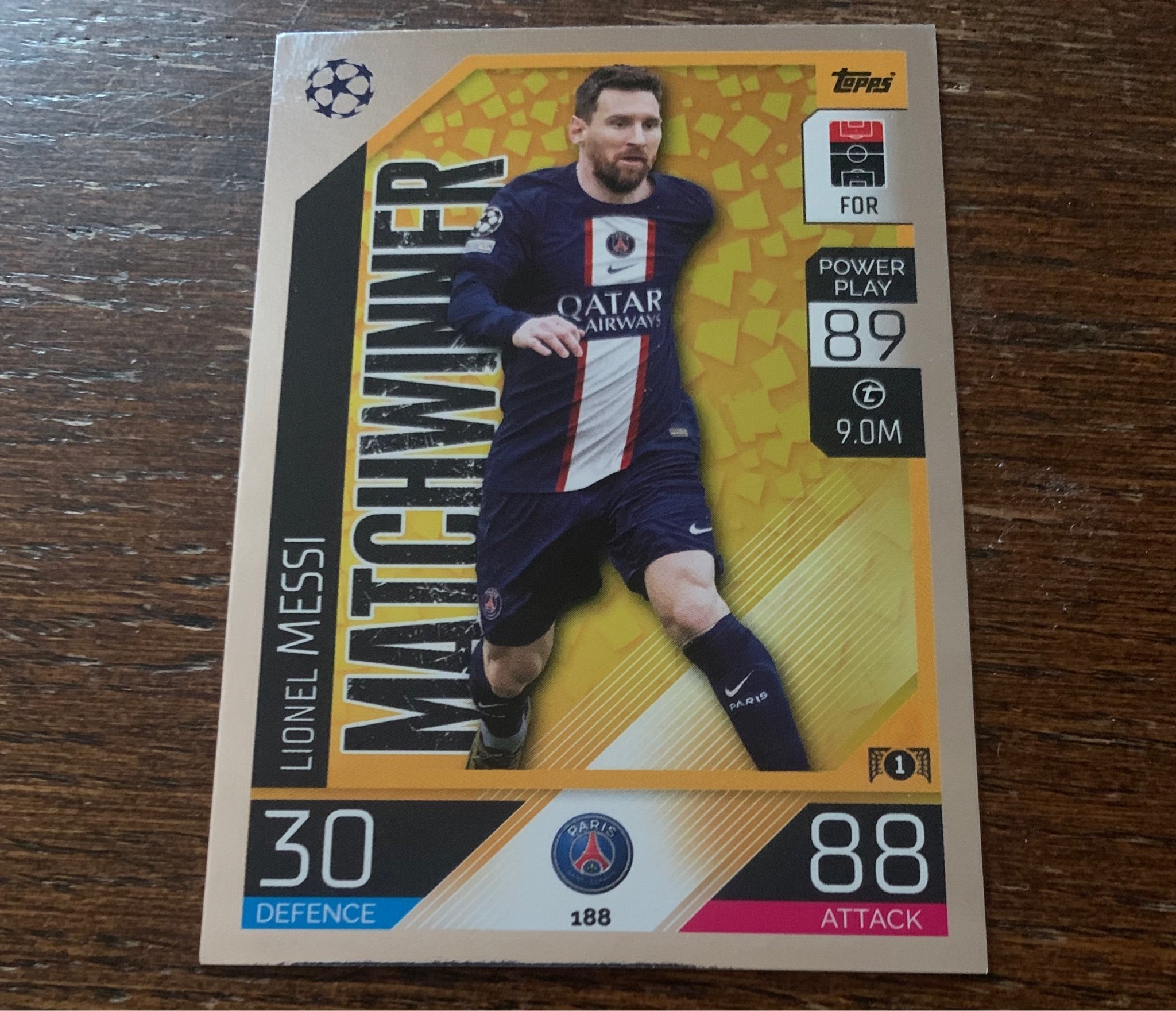Matchwinner Lionel Messi Match Attax 2022-23 Matchwinner Lionel Messi Match Attax 2022-23