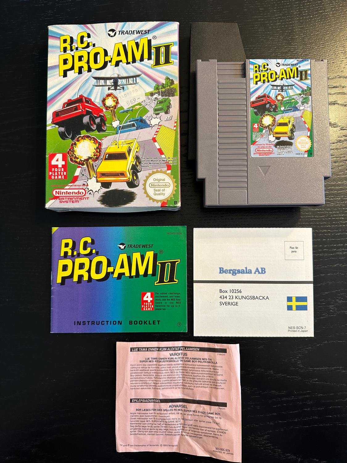 R.C. Pro-Am II / SCN / Ninten.. | Köp från RetroThornet på Tradera ...