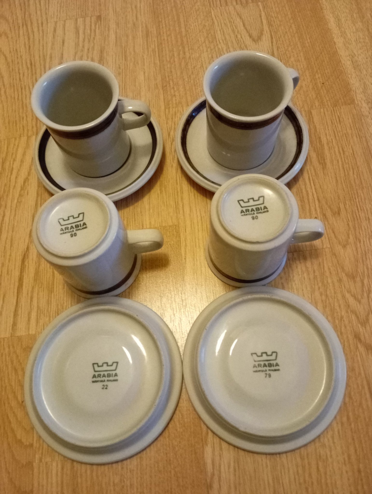 Se produkter som liknar ARABIA Wärtsilä Finland ,4 st.. på Tradera (692761758)