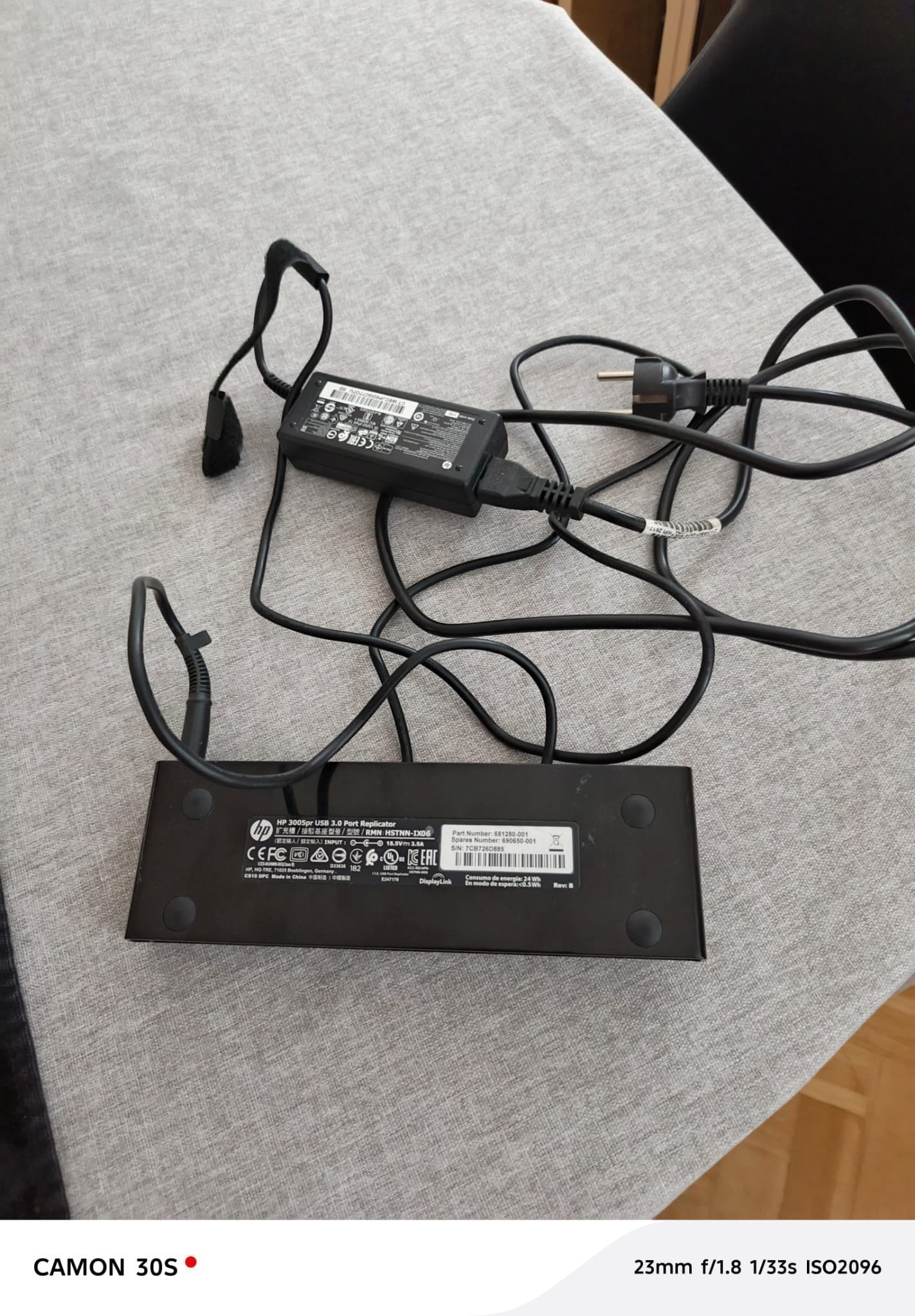 HP 3005pr USB 3.0 Port Replicator med strömadap.. | Köp på Tradera ...