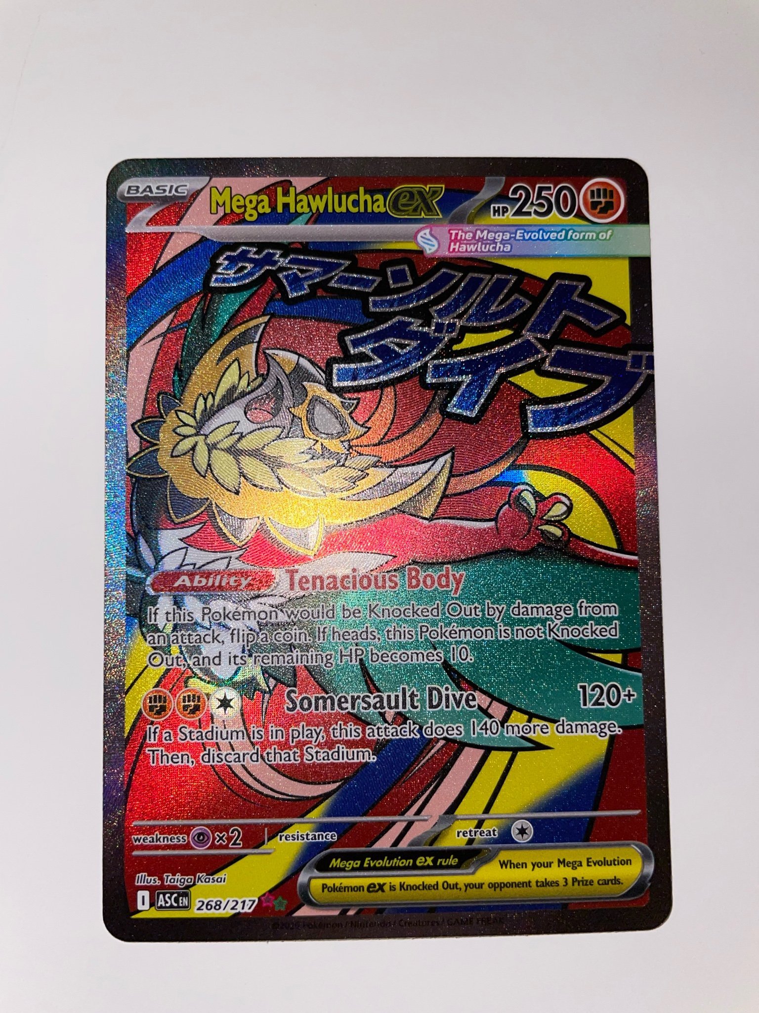 Pokemon Mega Hawlucha EX 268/217 - Ascended Her.. | Köp på Tradera ...