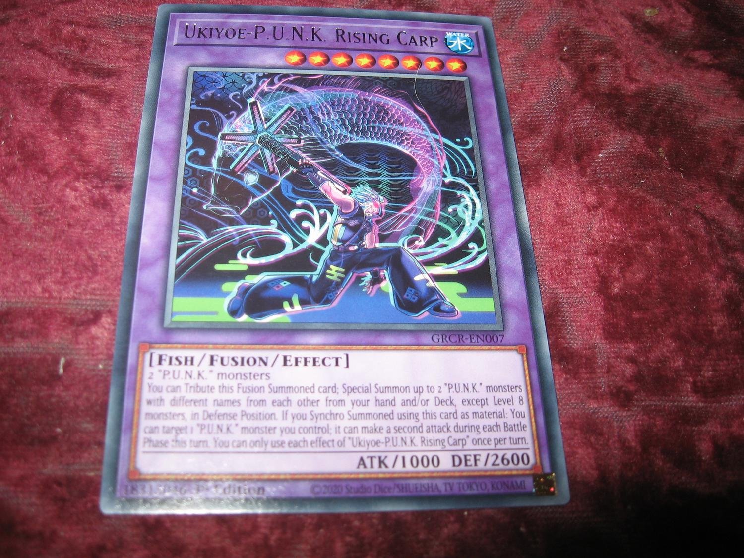 YU-GI-OH UKIYOE-P.U.N.K. RISING CARP GRCR-EN007 | Köp på Tradera ...