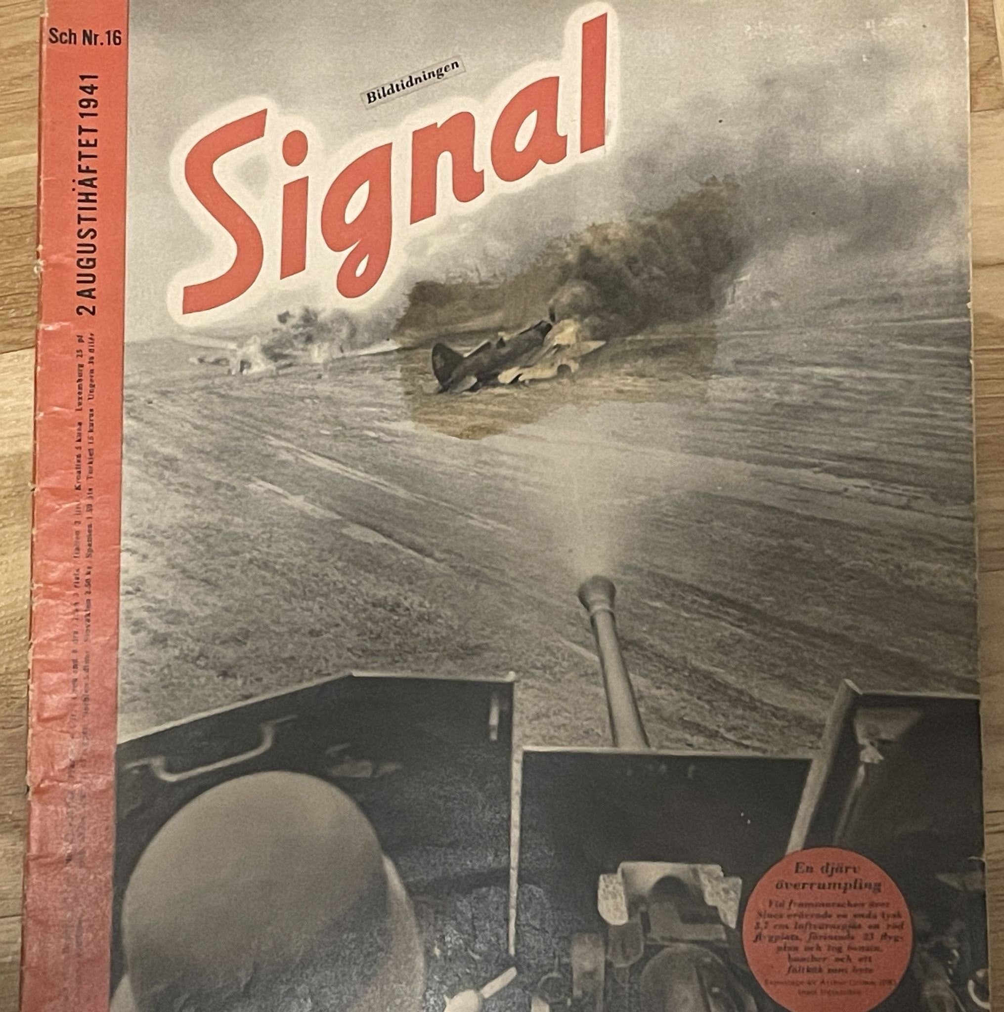 Bildtidningen Signal nr 16 1941 defekt, tredje .. | Köp på Tradera ...