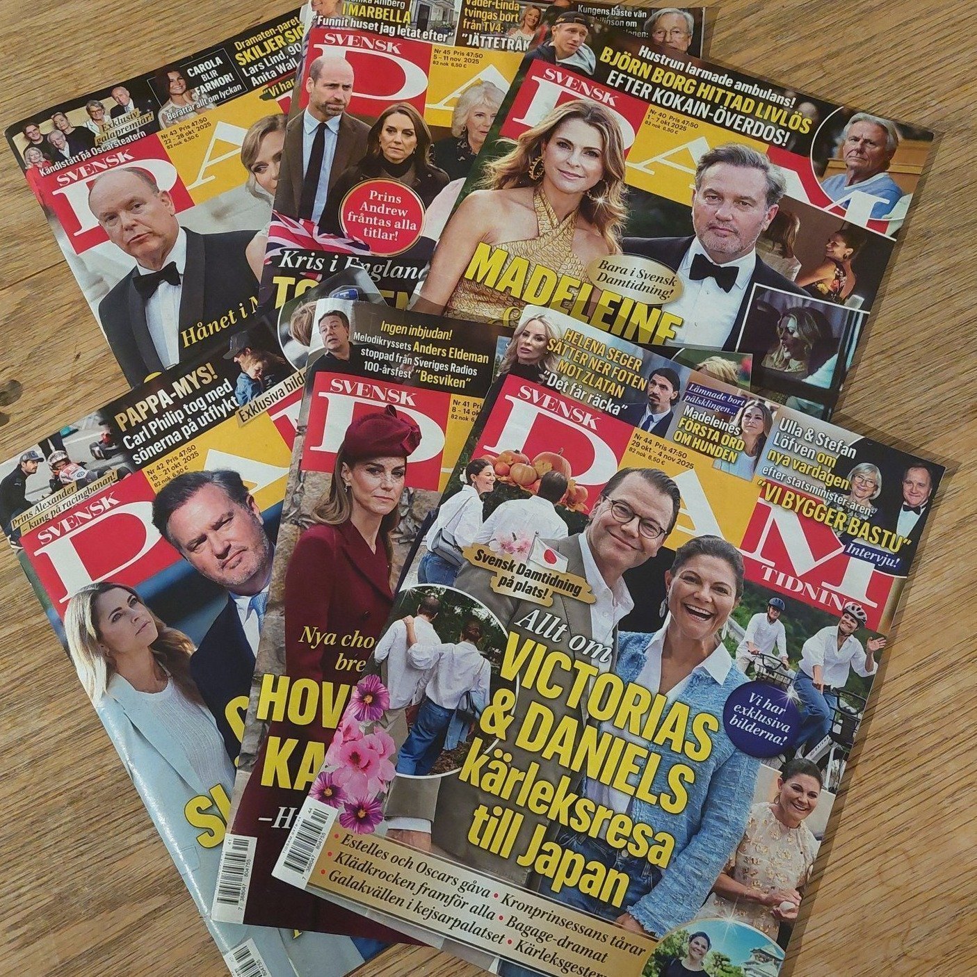 Svensk Damtidning 6 st 2025 Victoria Silvia Mad.. | Köp på Tradera ...