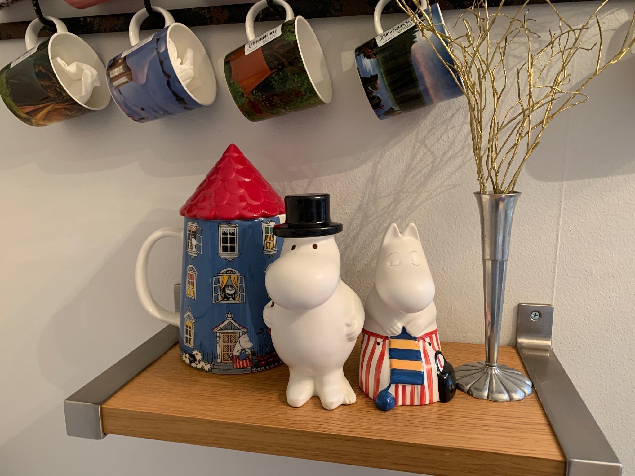 mumin figurer/ mumin mamma+ mumin pappa (2008-2012) | Barnebys