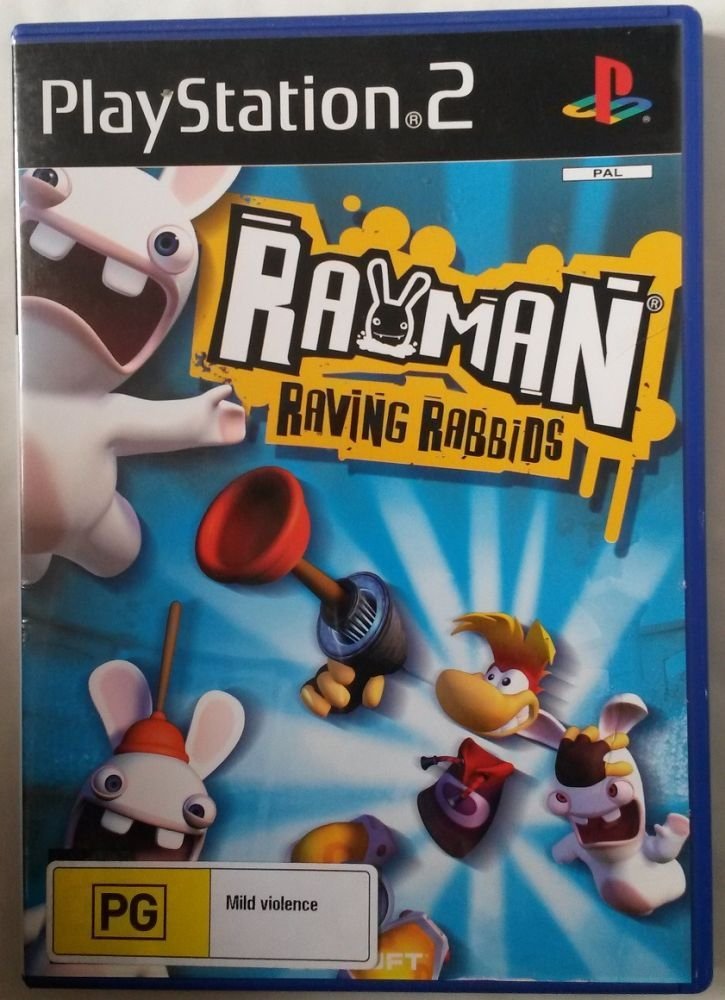 PS2 Rayman Raving Rabbids .. | Köp från nostalgibutiken på Tradera ...