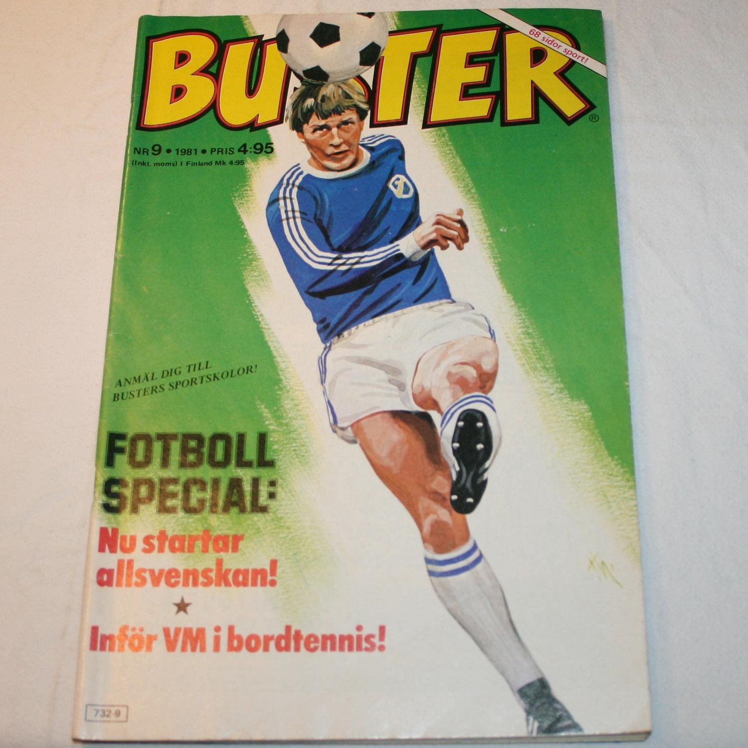 Buster - 1981 - NR 9 - Fotboll special, Tennis .. | Köp på Tradera ...