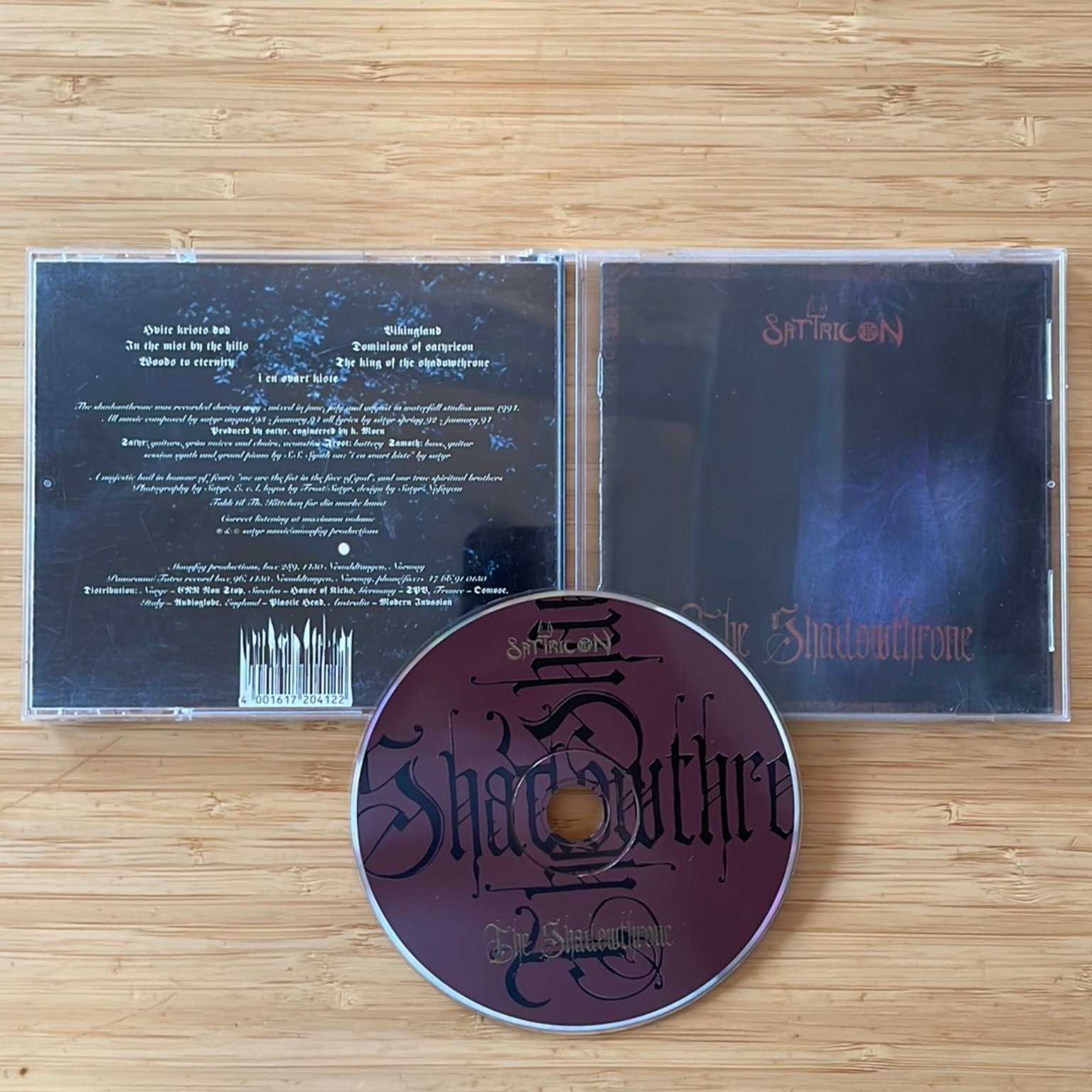 Satyricon “The shadowthrone” Rare 1st press | Köp på Tradera (633181224)