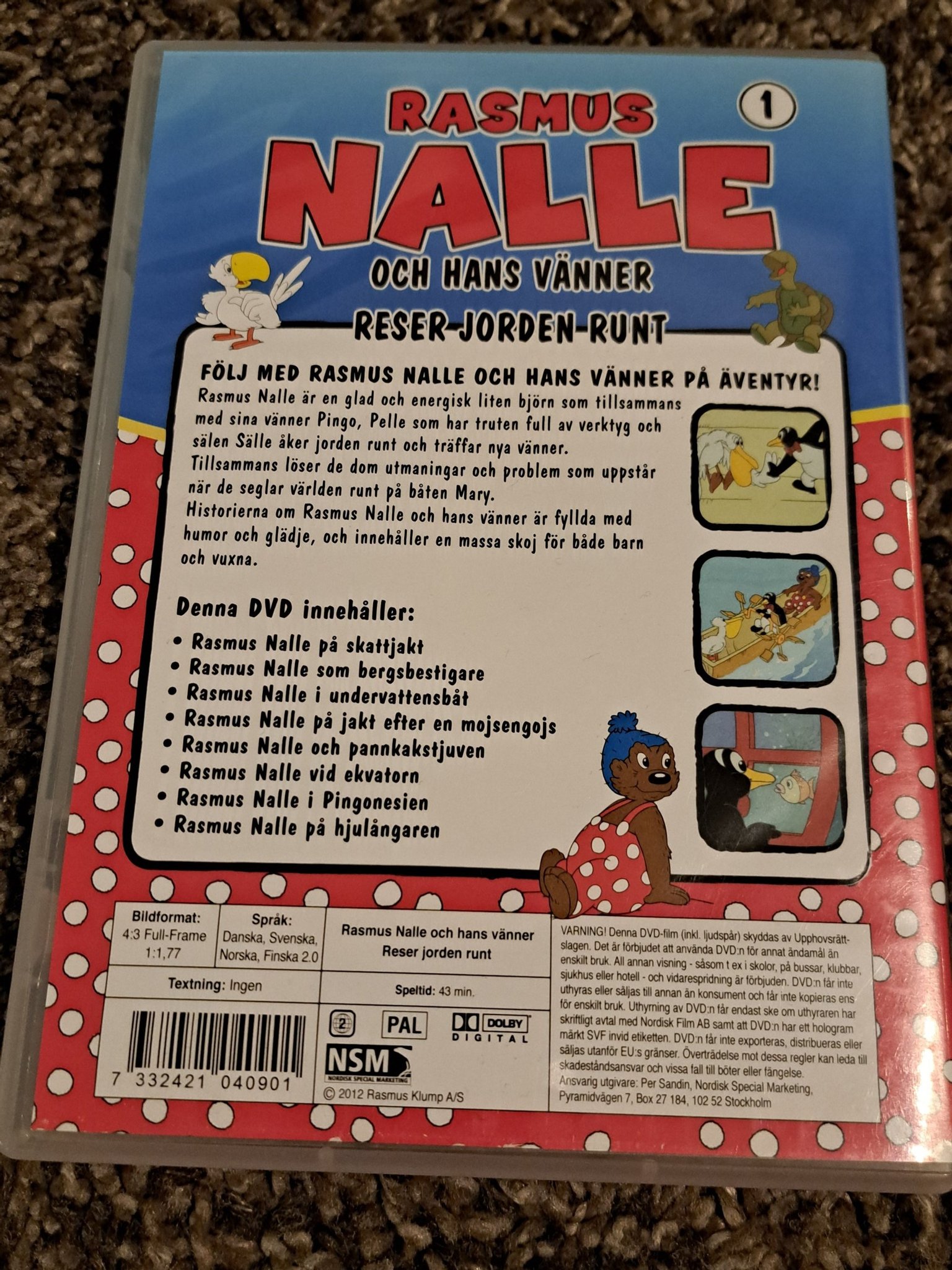 OOP! DVD: Rasmus Nalle och hans vänner - Hela s.. | Köp på Tradera (612068882)