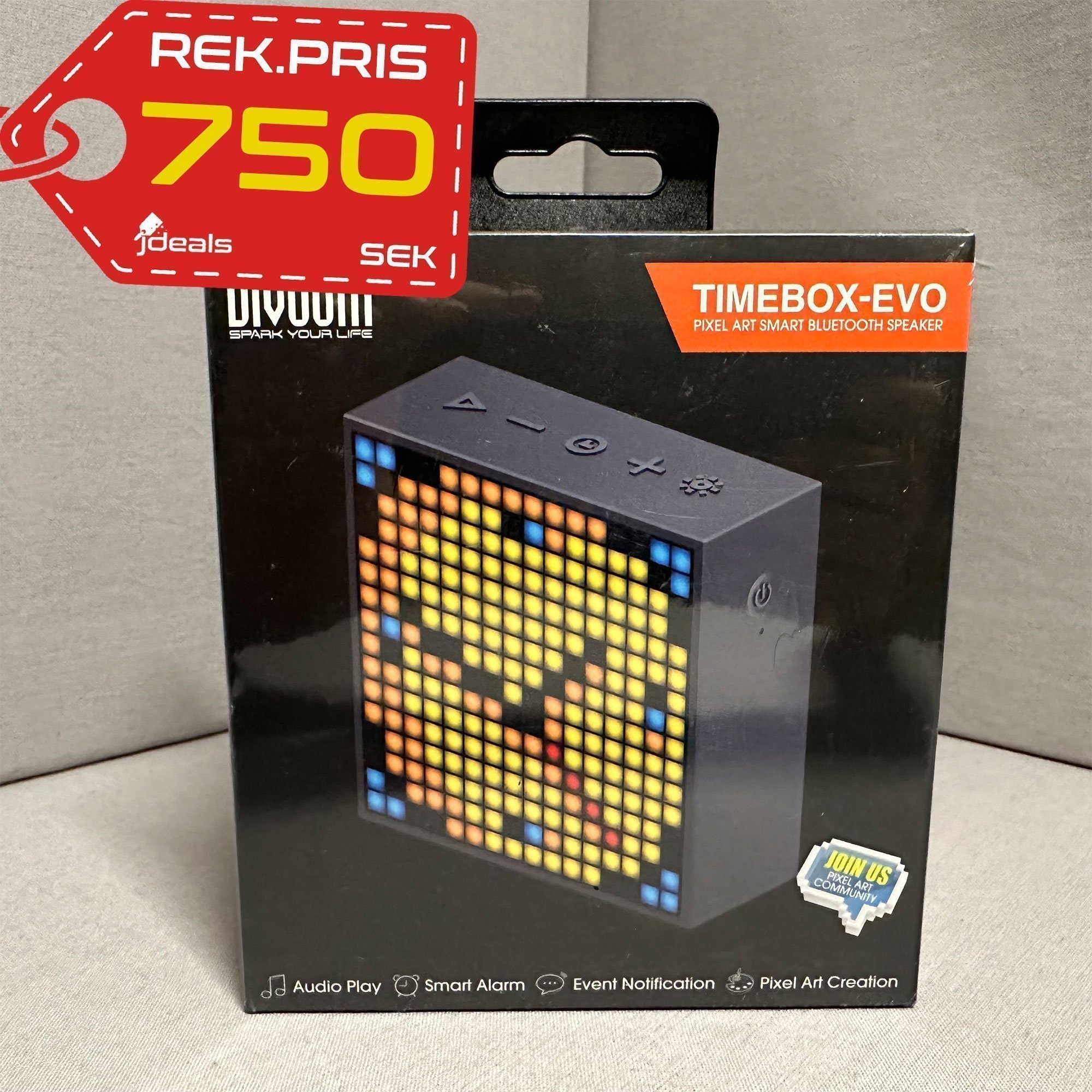 Divoom TimeBox EVO 6W Bluetooth Högtalare Pixel.. | Köp på Tradera ...