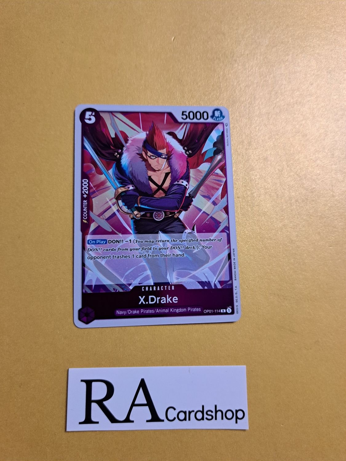 X.Drake Rare Foil OP01-114 Roma.. | Köp från RaCardShop på Tradera (654601188)