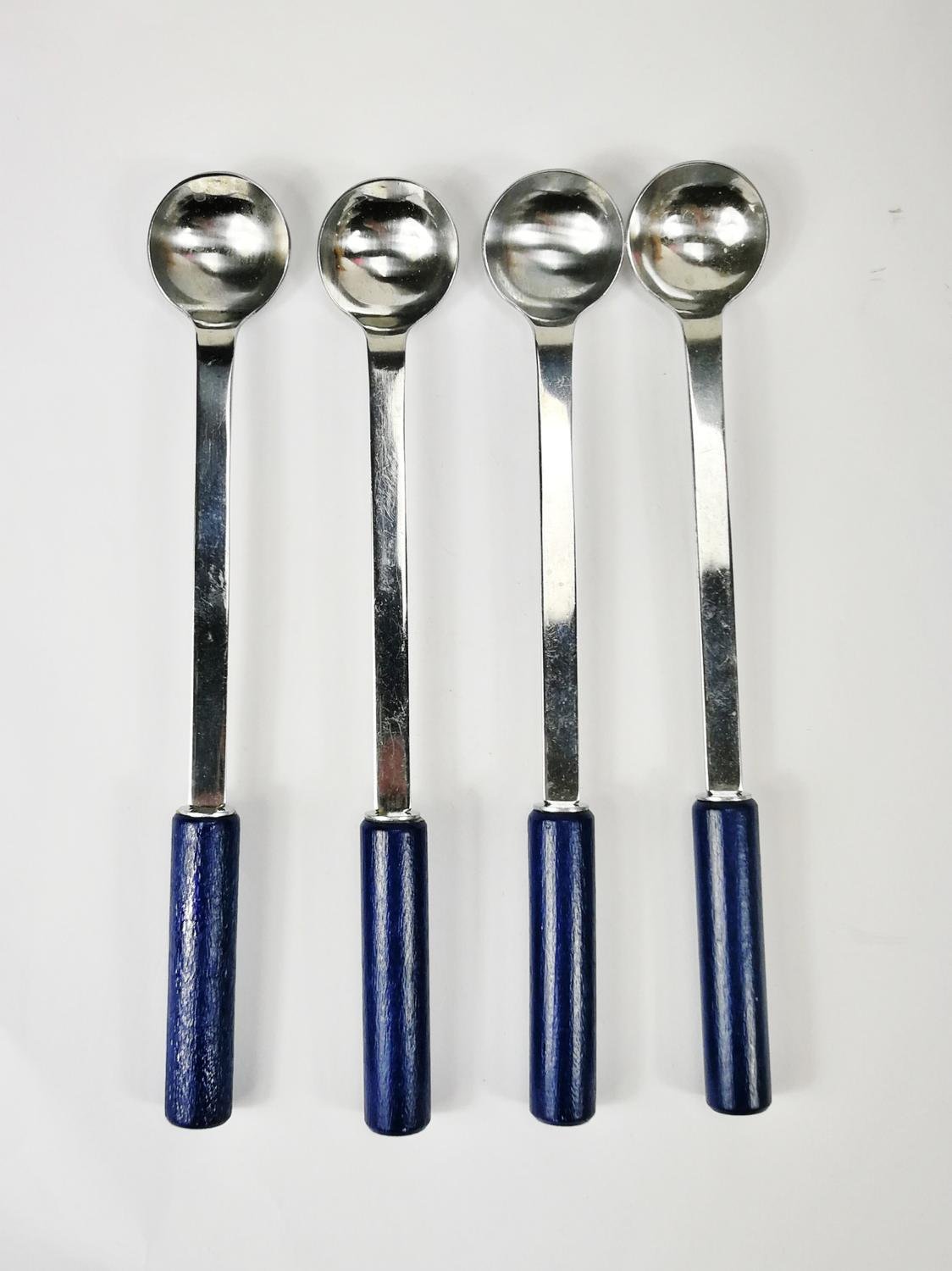 Skedar 4-pack Glöggskedar med blå trähandtag (I.. | Köp på Tradera ...