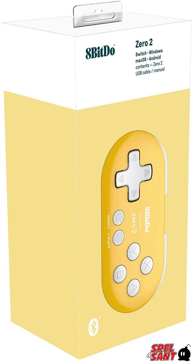 8Bitdo Zero 2 Controller (Gul) | Köp från SpelochSånt på Tradera ...
